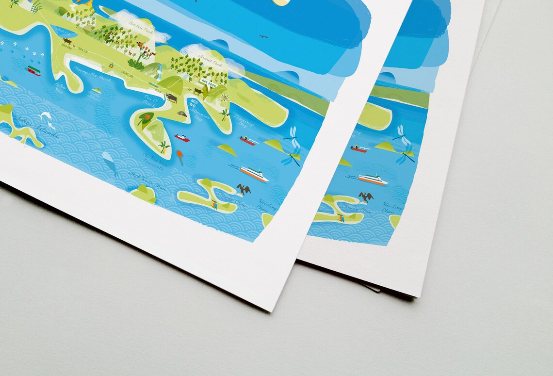 Ark Eden's Lantau Map | Etsy