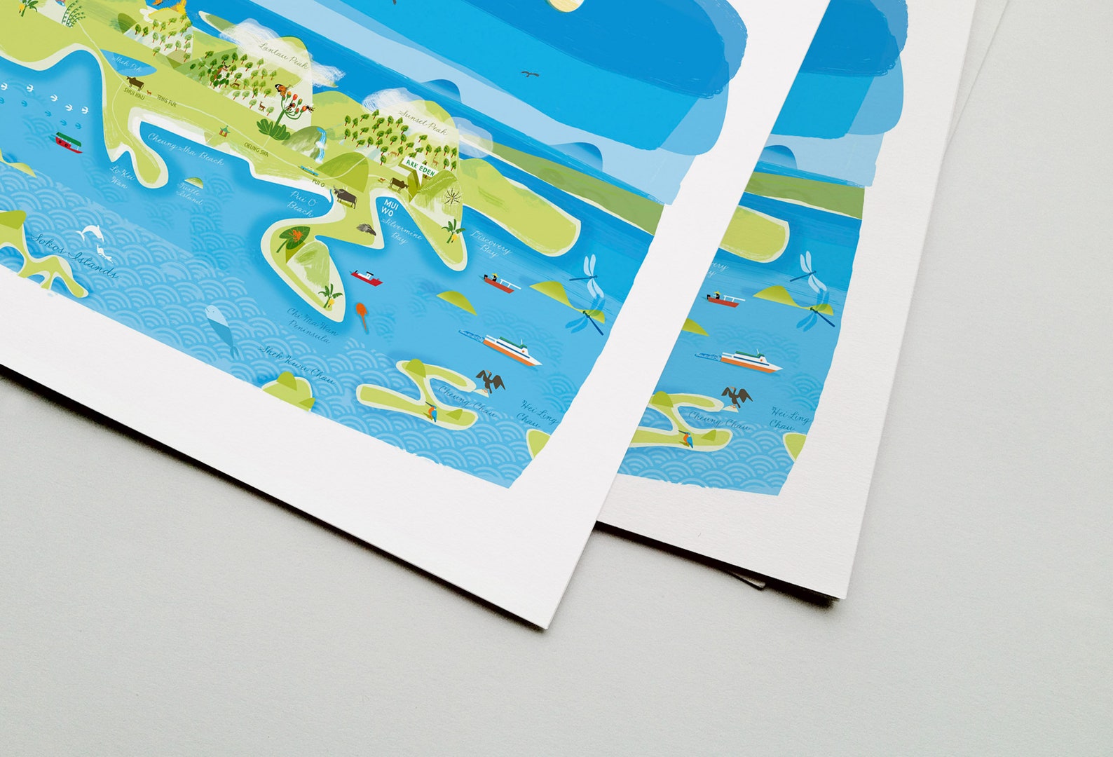 Ark Eden's Lantau Map - Etsy