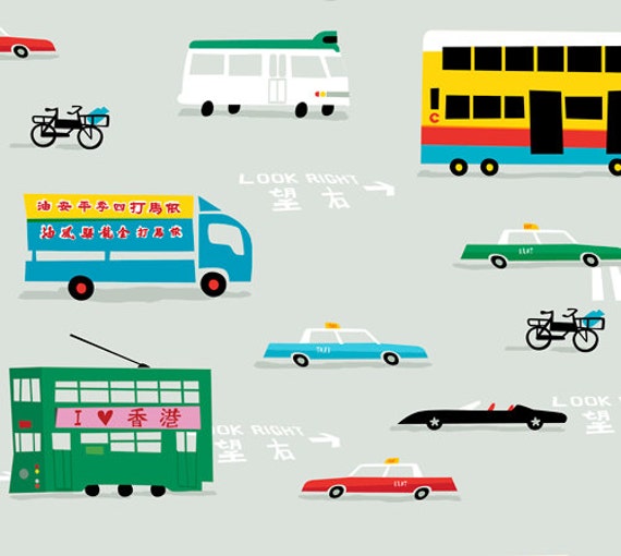 Hong Kong Transportation | Etsy