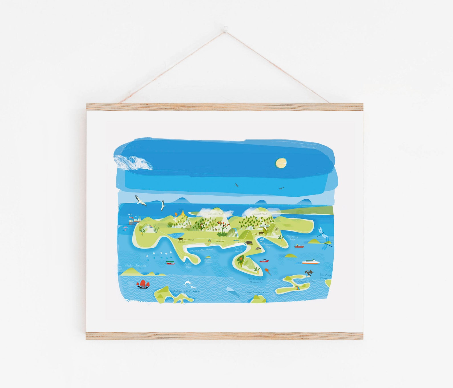 Ark Eden's Lantau Map - Etsy