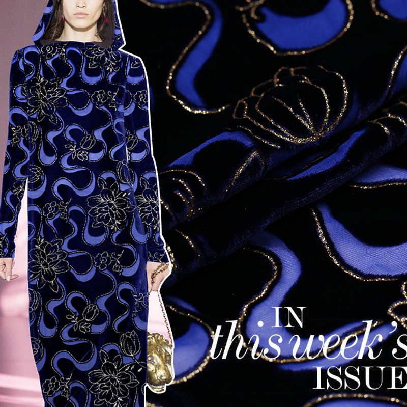 Silk Etched-out Velvet Fabric With Floral Pattern for Fashion Apparel ...
