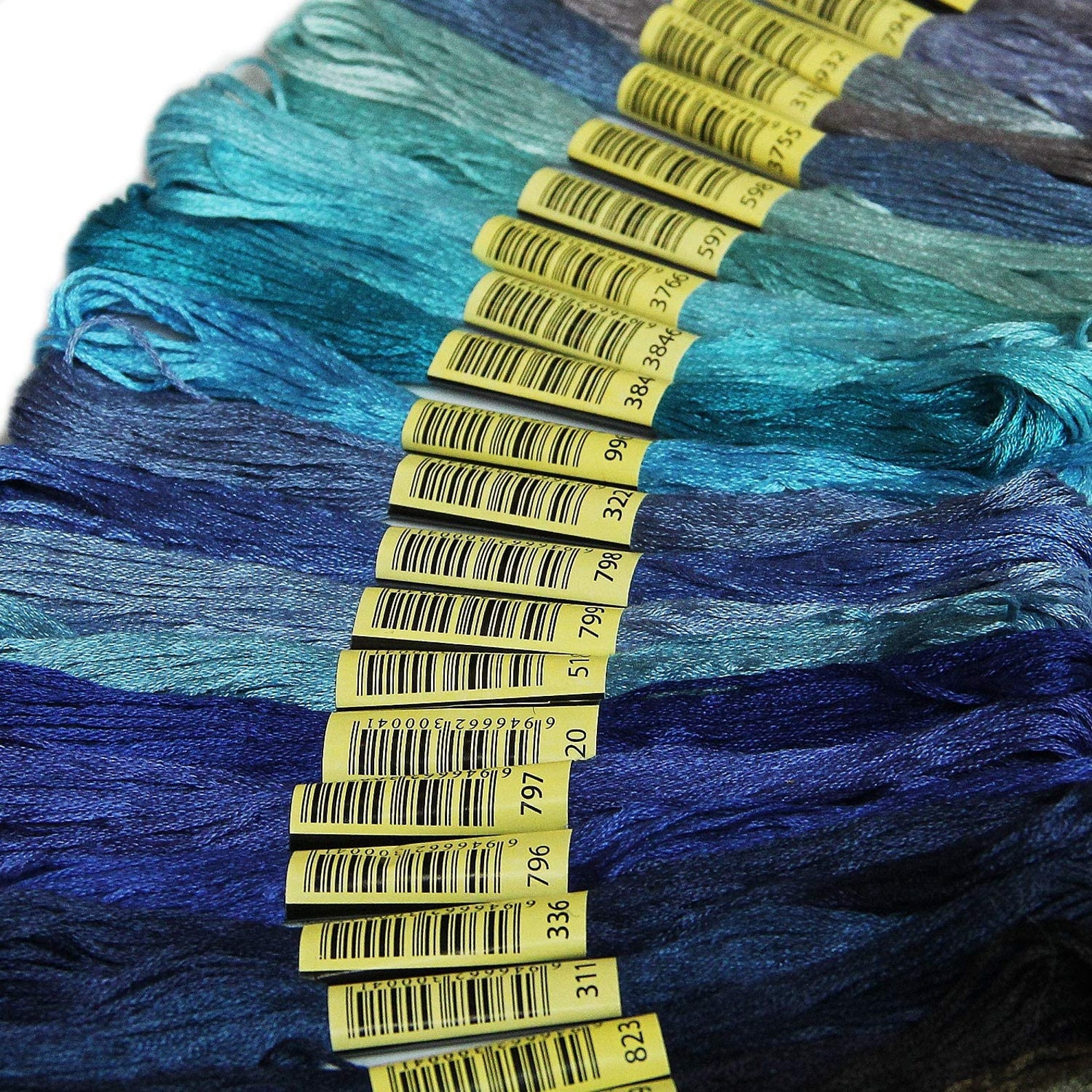 Rainbow Color Embroidery Floss 150 Skeins, Cross Stitch Thread ...