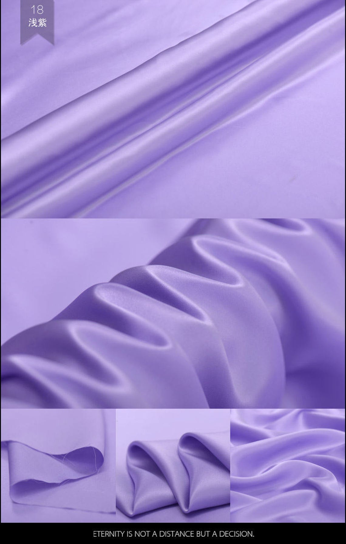 Solid Light Purple 100% Pure Silk Charmeuse Fabric by the Yard - Etsy
