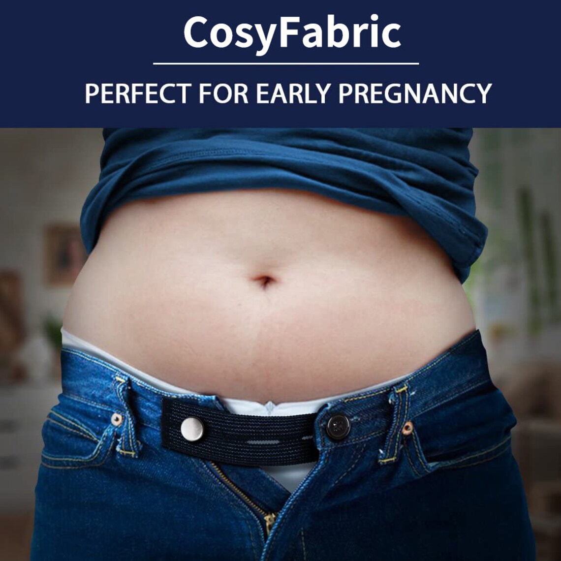 Elastic Waist Extenders (6 Pack), Adjustable Waistband Expanders for ...