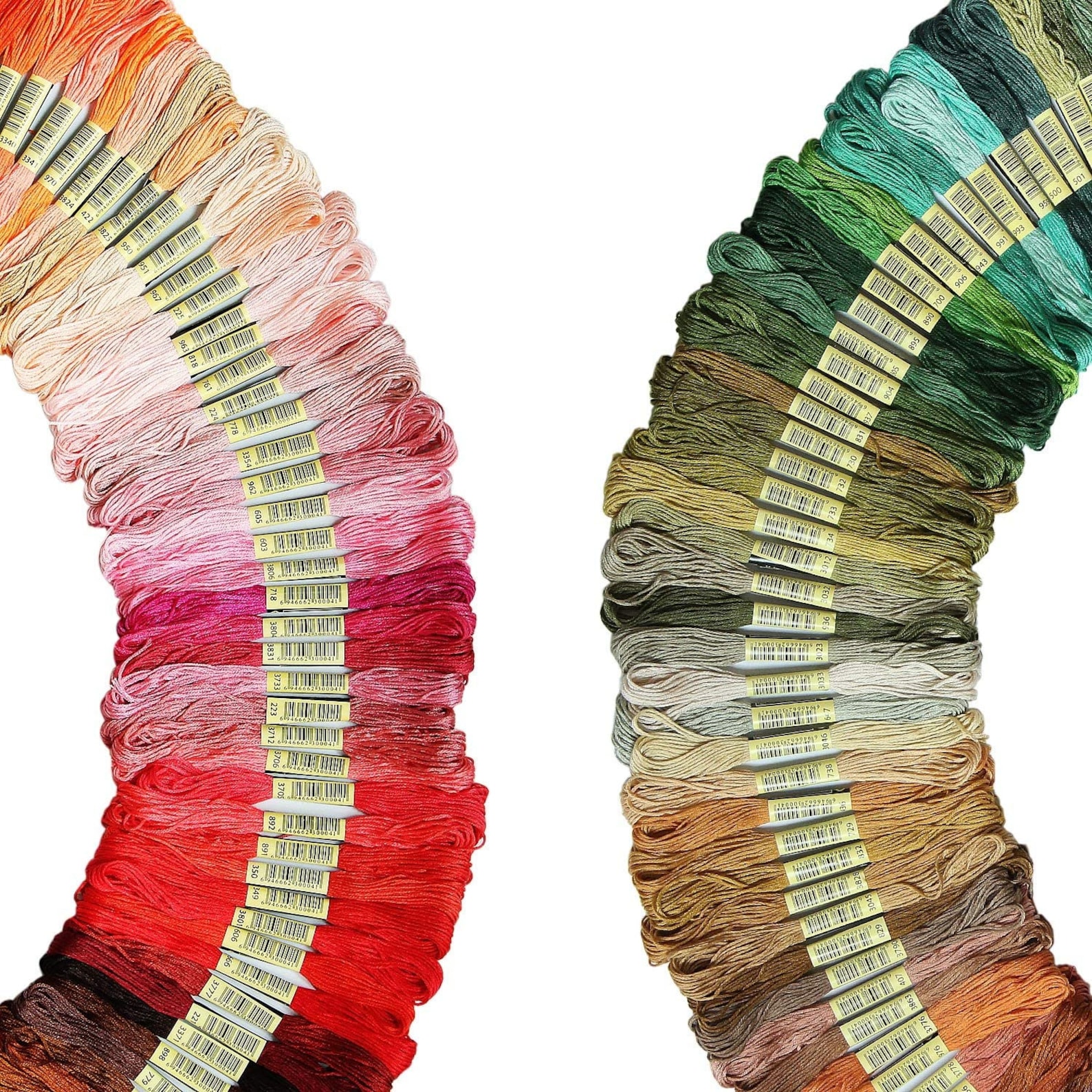 Rainbow Color Embroidery Floss 150 Skeins, Cross Stitch Thread ...