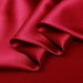 Scarlet Red Real Silk Fabric Charmeuse Crepe Fabric for Sewing Clothing ...