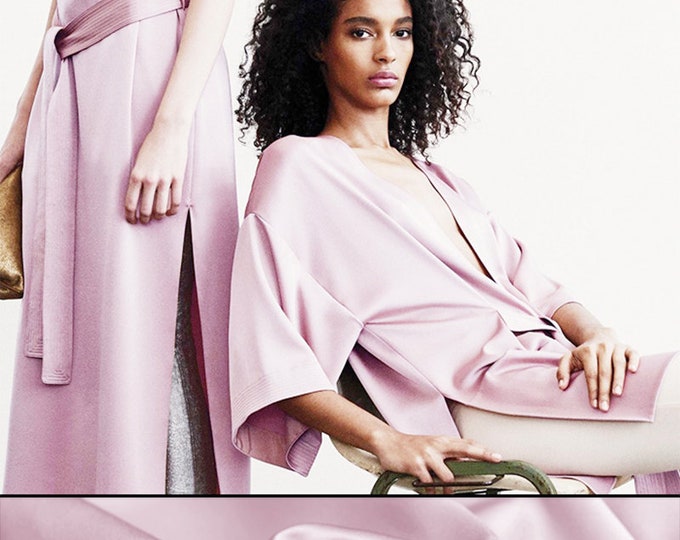 Solid Heliotrope Color Prue Silk Charmeuse Fabric by the Yard - Etsy