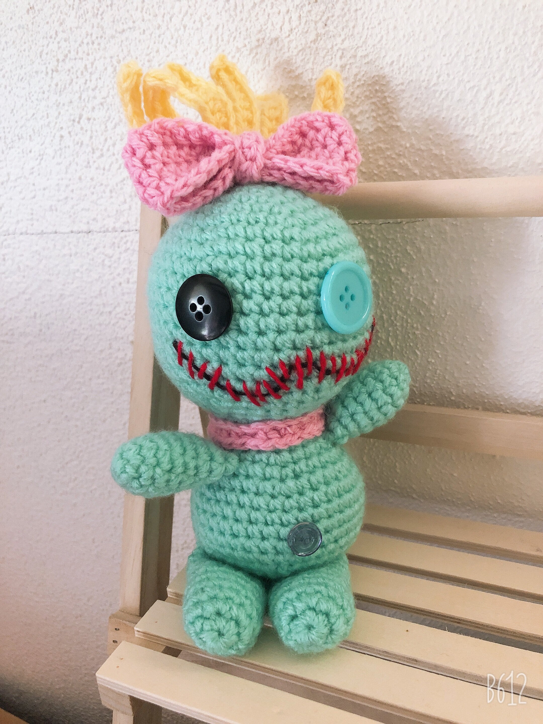 MADE TO ORDER Scrump Lilo Stitch Chibi Doll. Amigurumi - Etsy Australia