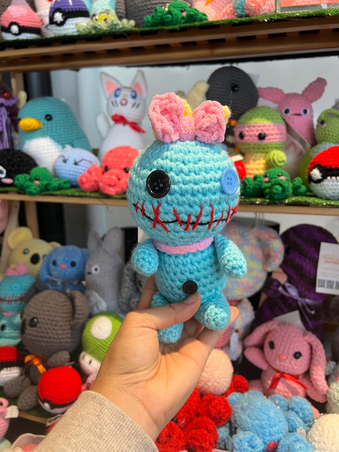 MADE TO ORDER Scrump Lilo Stitch Chibi Doll. Amigurumi Crochet ...