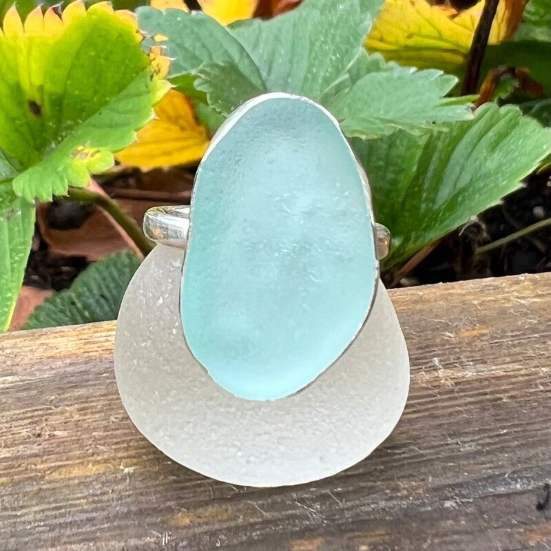 Sea Glass Ring - Etsy