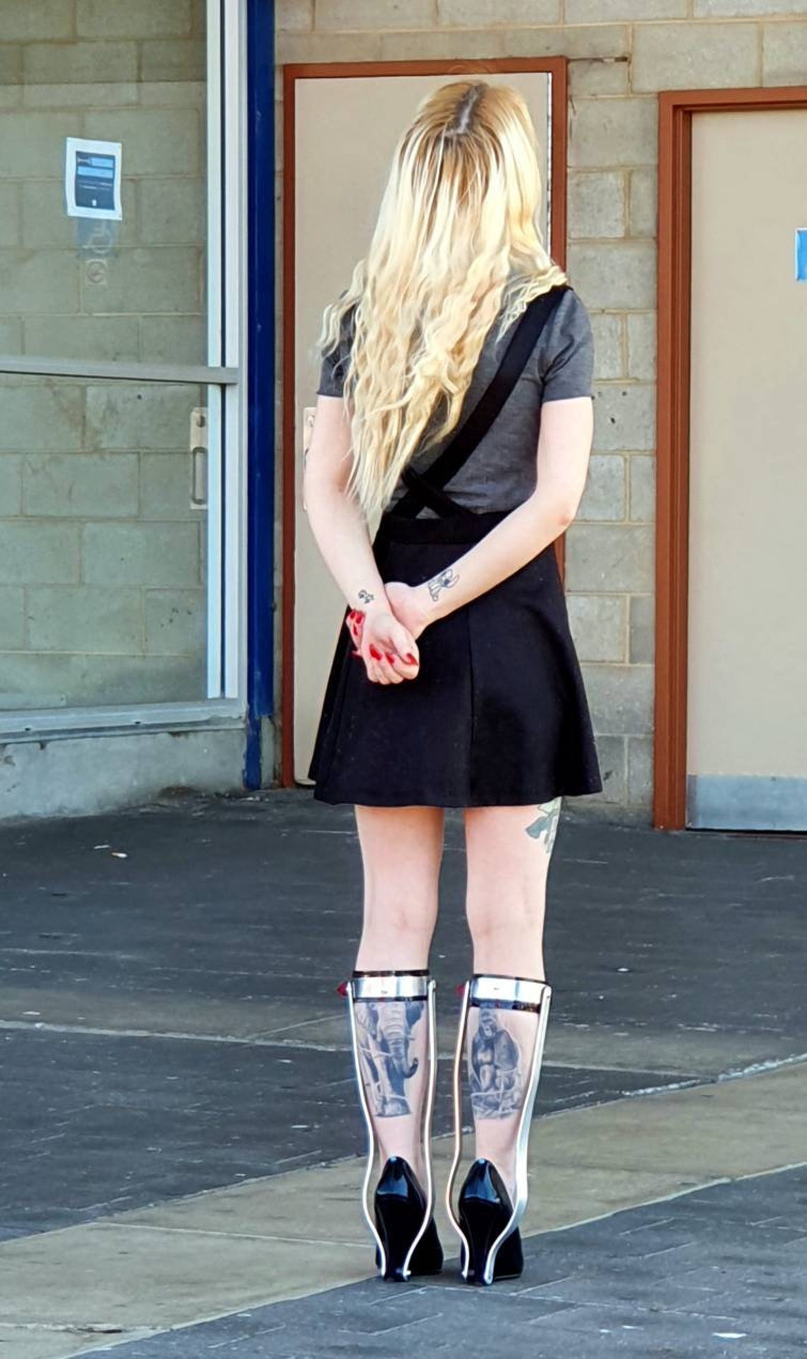 Vintage Black Pumps Black Leather Pin up Heels Black - Etsy