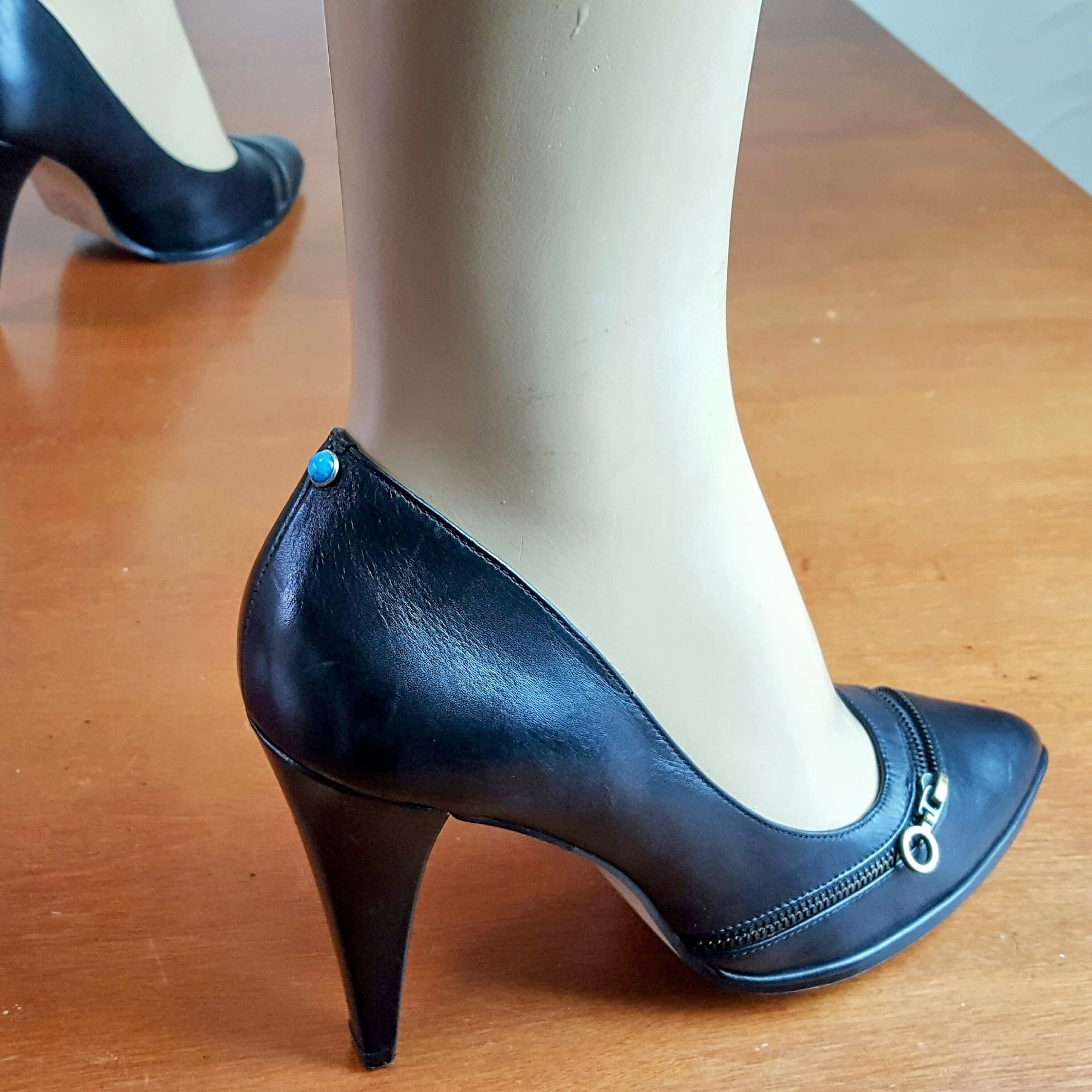 Delightfully Restored Classic Pumps, Embossed Shoes, Pumps for Her ...