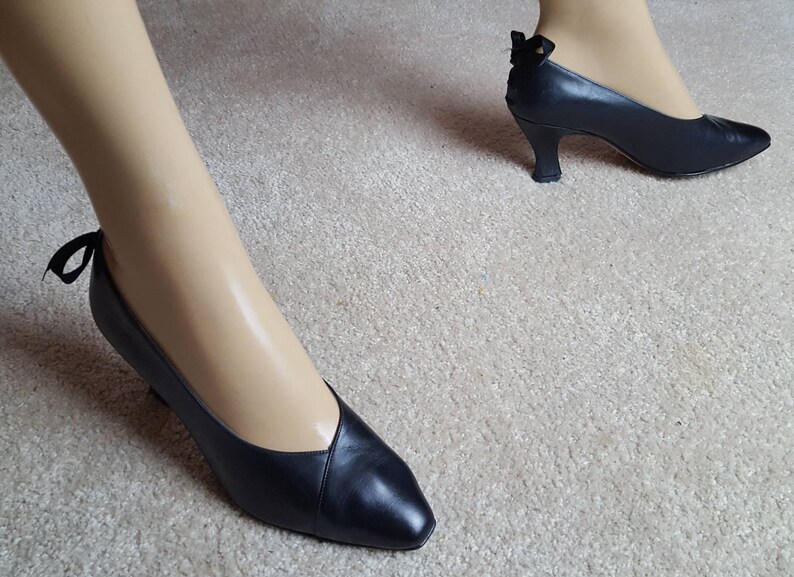 Delightfully Restored Classic Pumps, Embossed Shoes, Pumps for Her ...