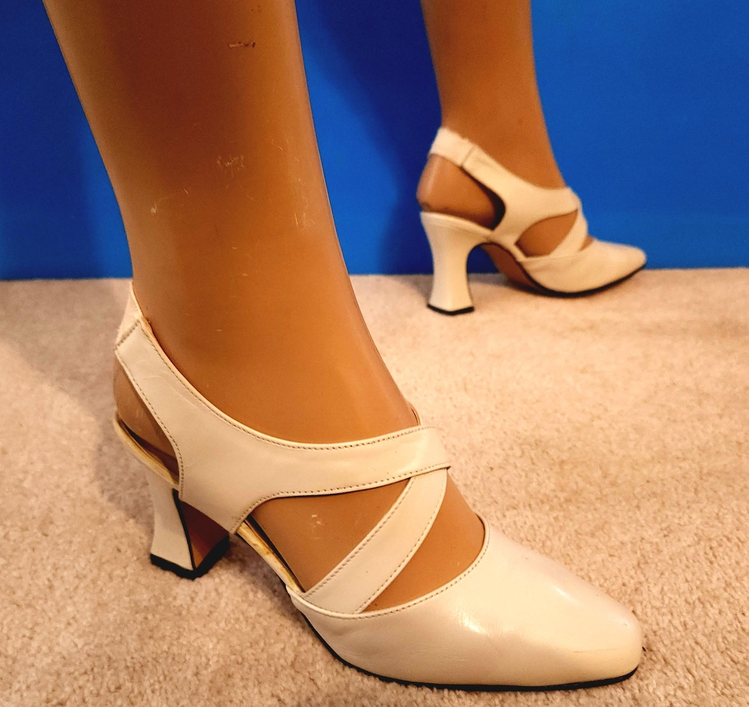 Absolutely Original Retro Style Heels Size 38eu - Etsy