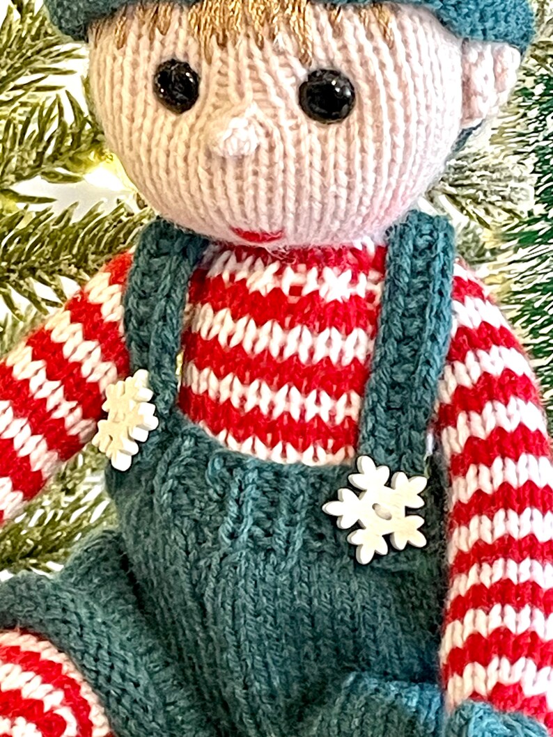 Ginger and Snap Elves Pdf Knitting Pattern Download - Knitted Flat ...