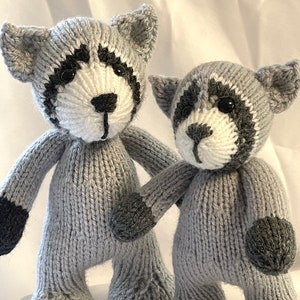 Comfort Critters Series II Pdf Knitting Pattern Download - Knitted Flat ...