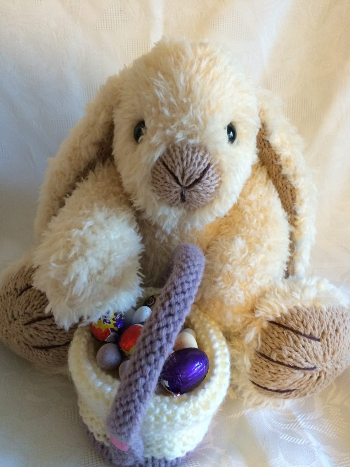 Loppy the Baby Lop Eared Bunny PDF Knitting Pattern Download - Knitted ...