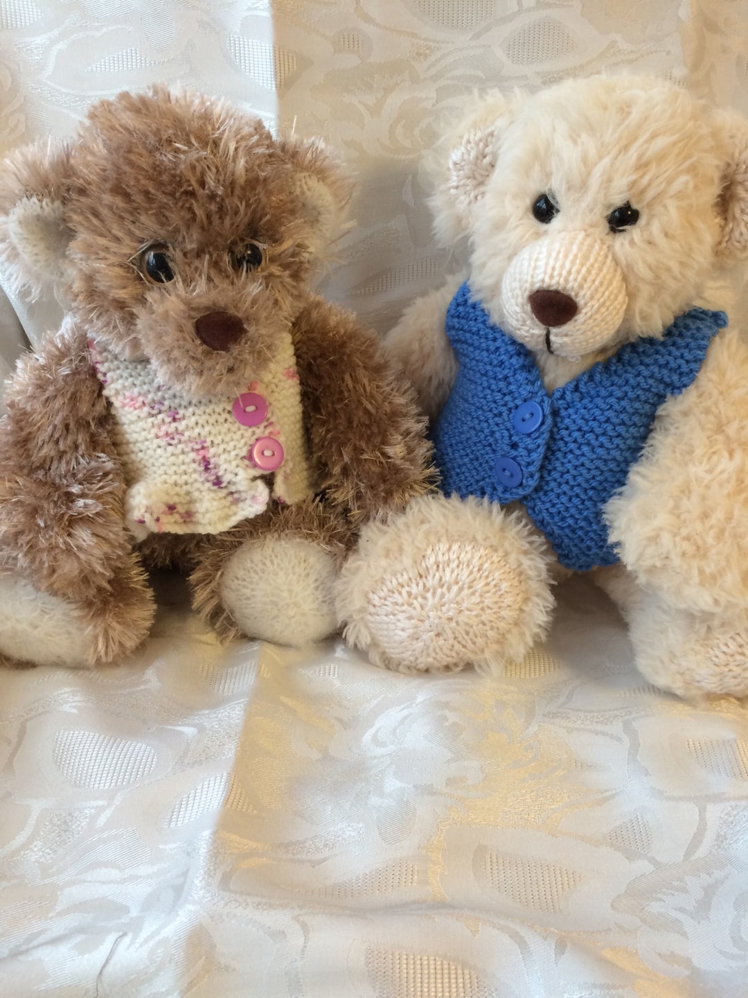 Tubs the Bear Pdf Knitting Pattern Download - Knitted Flat - Written in ...