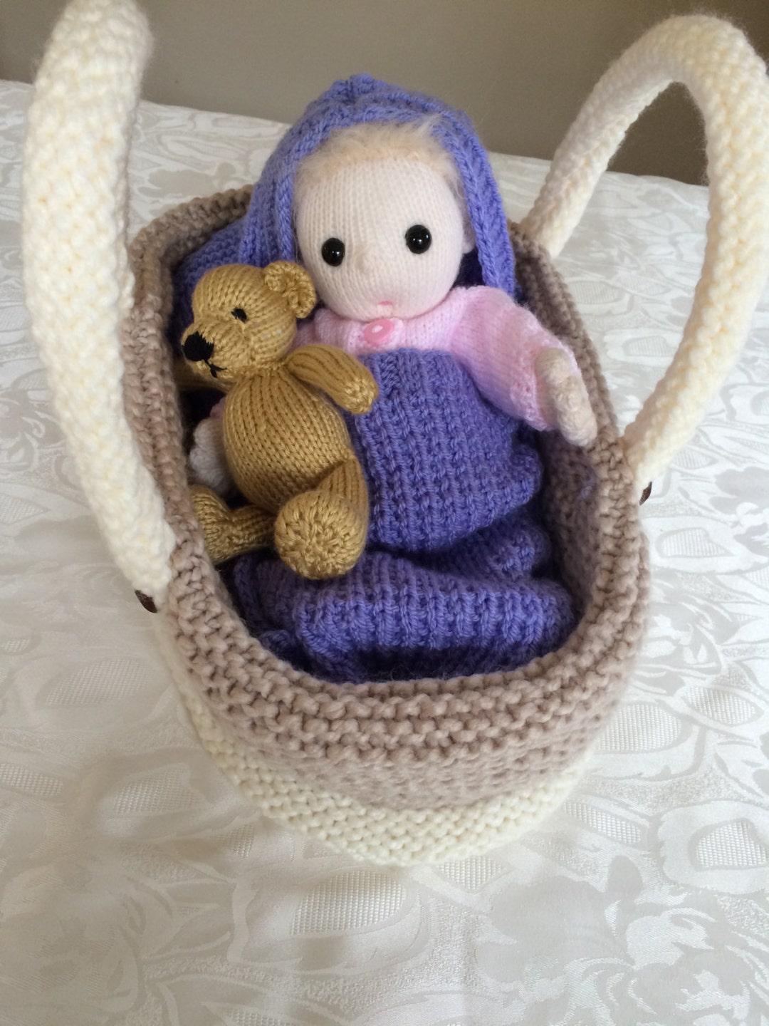 Crib, Sleep Sack, Pillow and Tiny Teddy for Baby Poppet PDF (doll Not ...