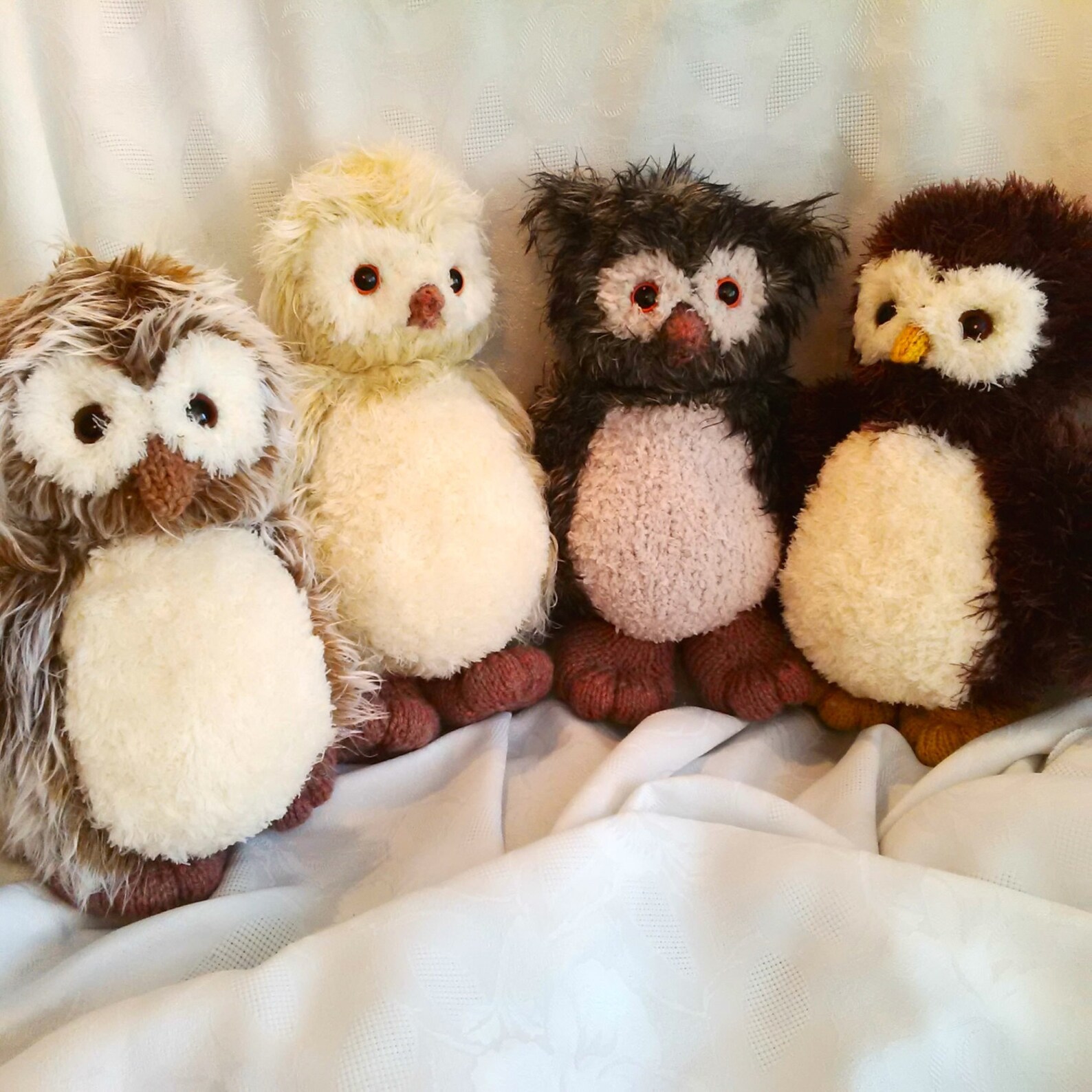 Oakley the Owl Pdf Knitting Pattern Download - Knitted Flat - Written ...