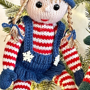 Ginger and Snap Elves Pdf Knitting Pattern Download - Knitted Flat ...