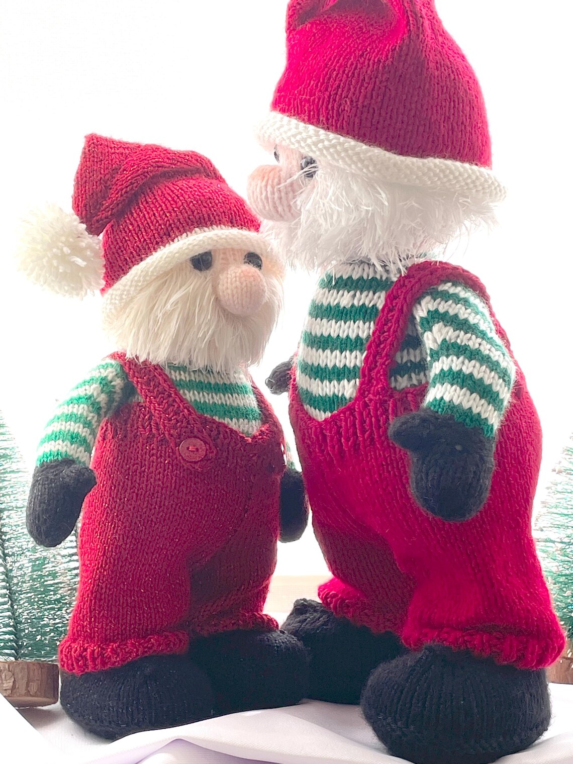 Santa Claus PDF Knitting Pattern Download - Knitted Flat - Written in ...