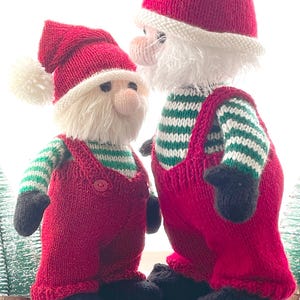 Santa Claus PDF Knitting Pattern Download - Knitted Flat - Written in ...