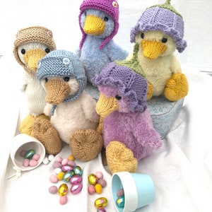 Dorsey Duckling Pdf Knitting Pattern Download- Knitted Flat - Written ...