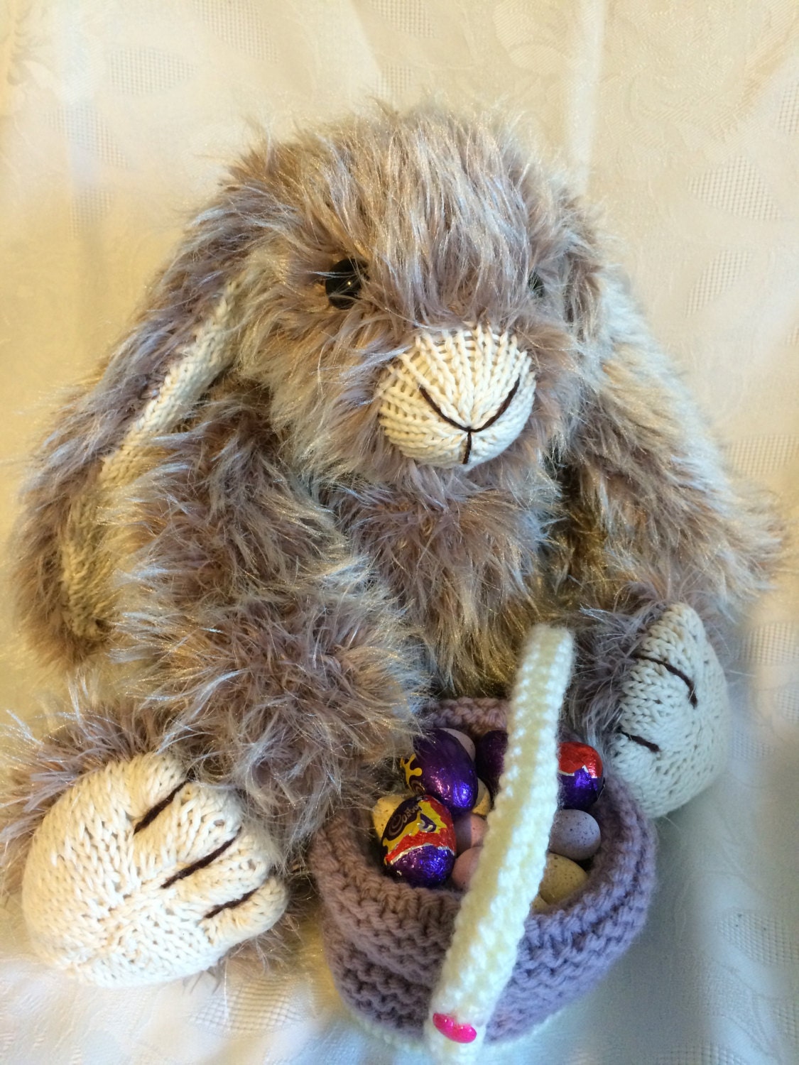 Loppy the Baby Lop Eared Bunny PDF Knitting Pattern Download - Knitted ...