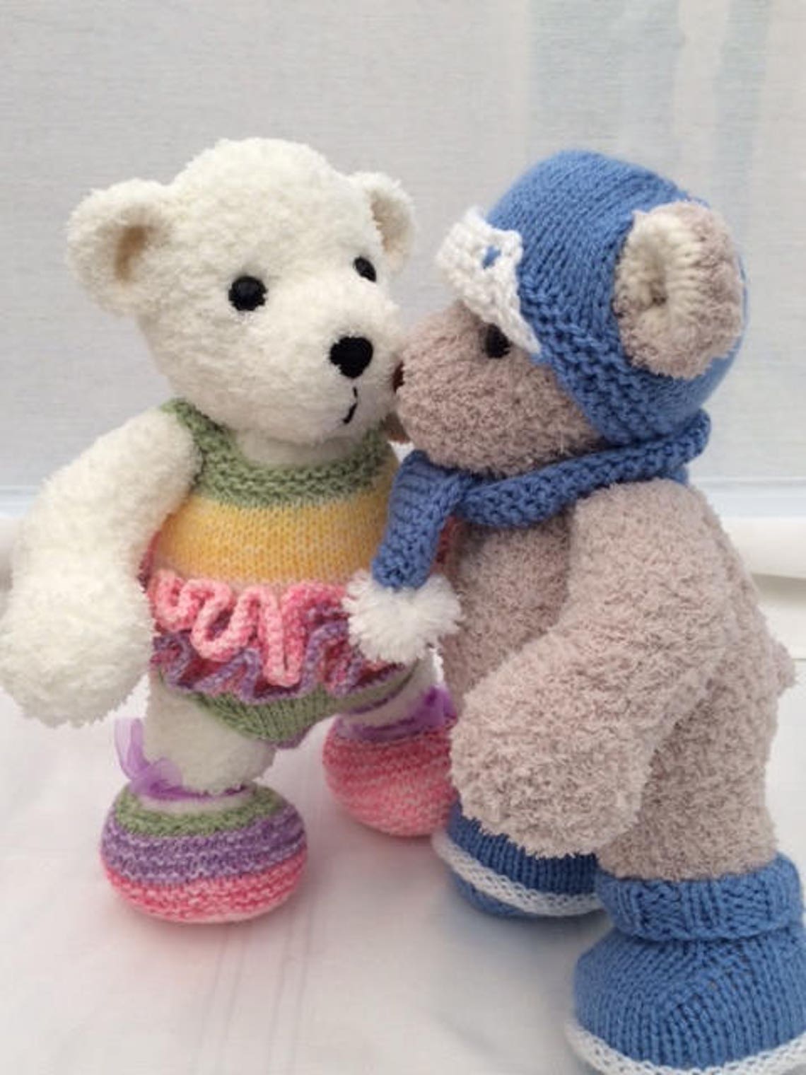 Little Ted the Bear PDF Knitting Pattern Download - Knitted Flat ...
