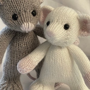 Comfort Critters Series II Pdf Knitting Pattern Download - Knitted Flat ...