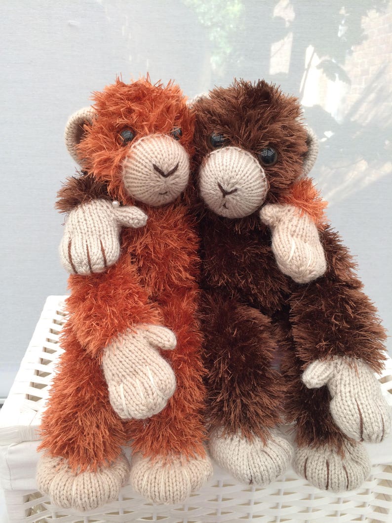 Midi Monkey PDF Knitting Pattern Download - Knitted Flat - Written in ...