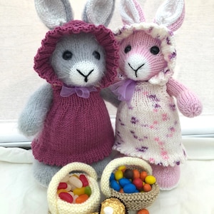 Elderberry Bunny PDF Knitting Pattern Download Knitted Flat Written in ...
