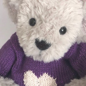 Fig Bear Pdf Knitting Pattern Download - Knitted Flat - Written in ...