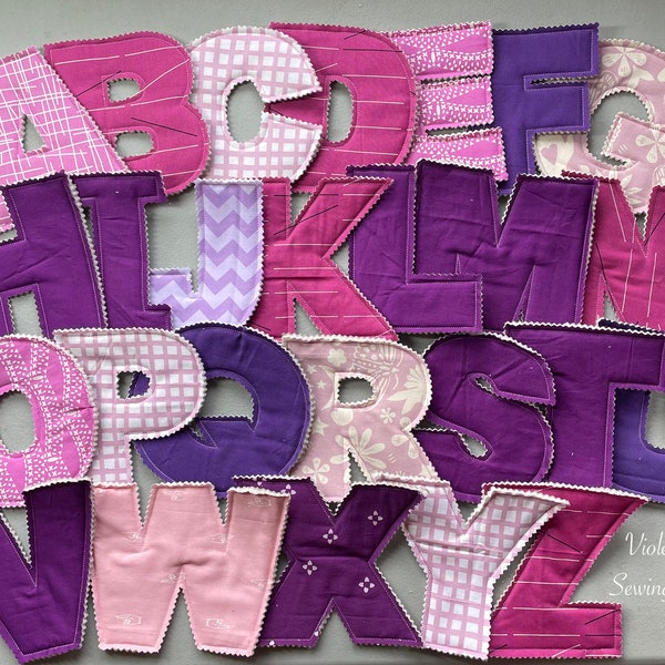 Alphabet Fabric - Etsy