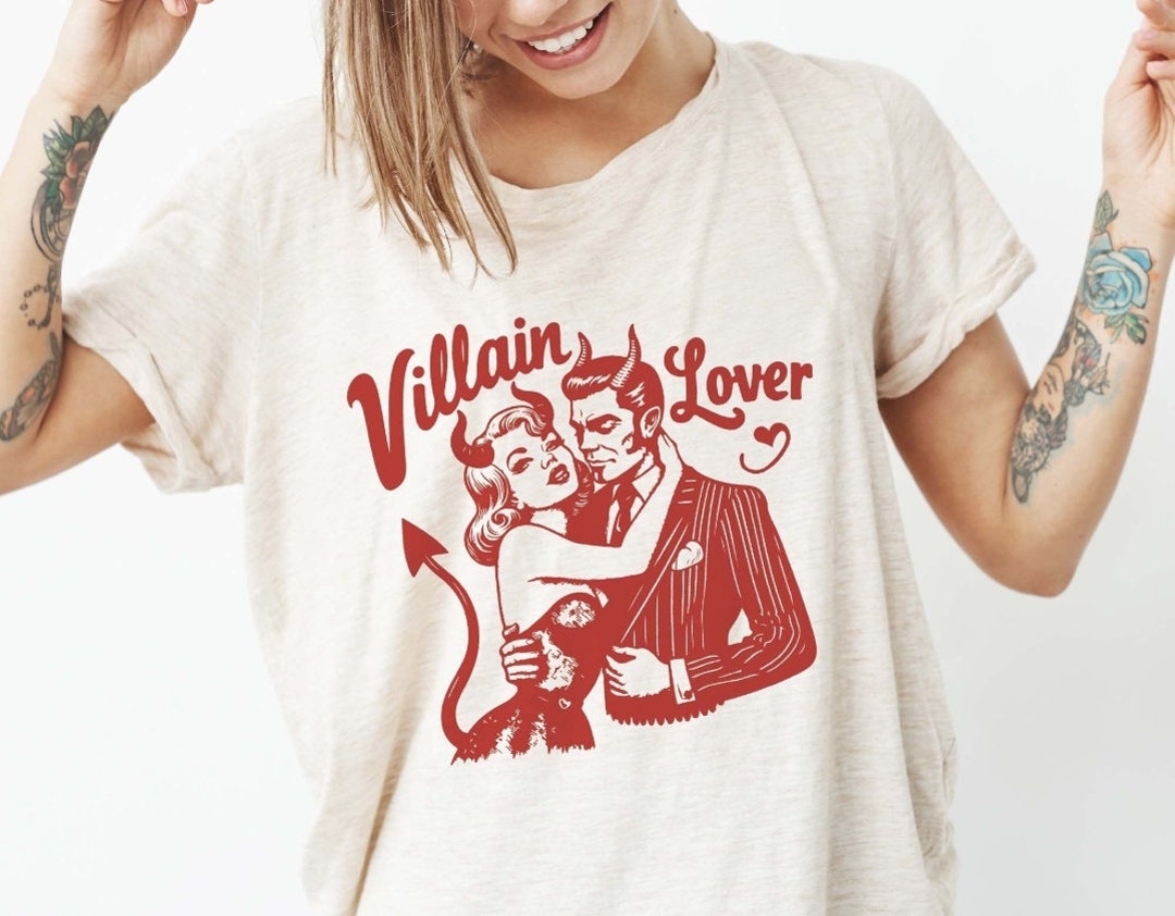 Villain Lover Devil and Vampire Tee - Etsy