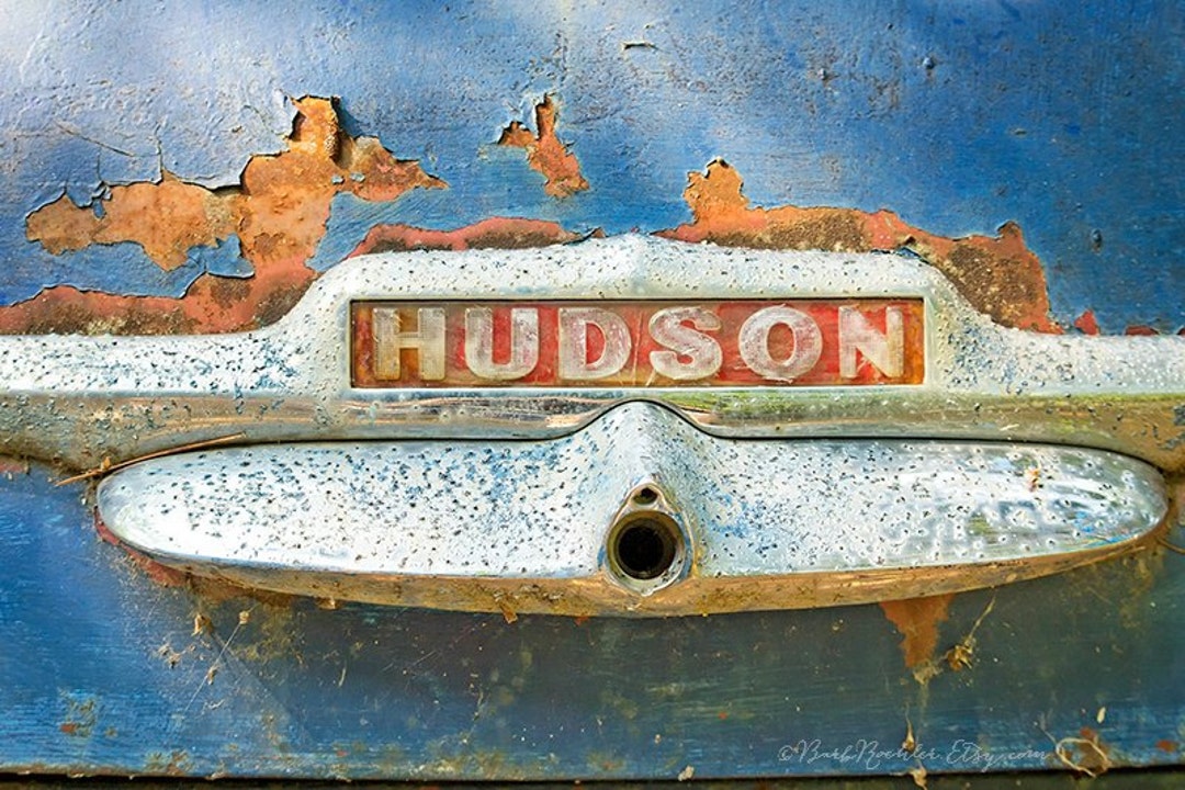 Rusty Hudson 2 - Vintage Car - Rustic Wall Art - 8x12 Prints - Retro ...