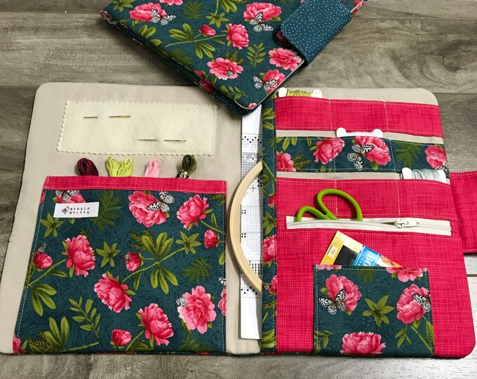 Cross Stitch Project Folder / Embroidery Case / Cross Stitch Organizer ...