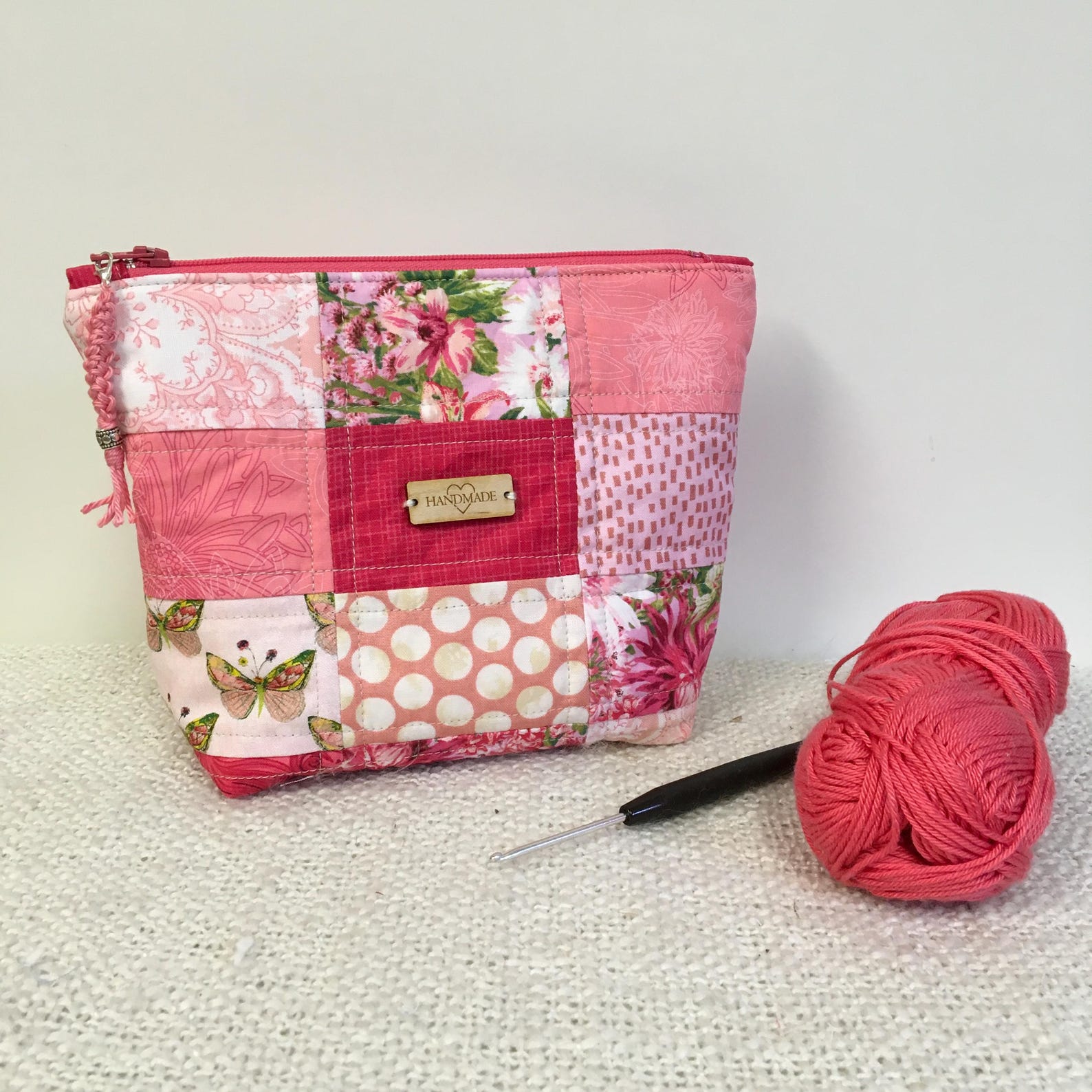 Small Notions Pouch / Patchwork / Makeup Bag / Tool Pouch - Etsy