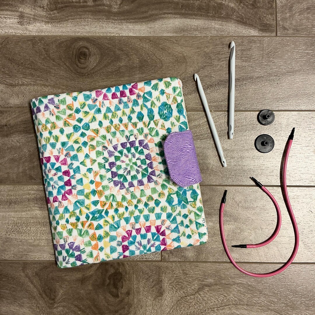 Tunisian Crochet Hook Folder / Needle Storage for 6” DPN Knitting ...