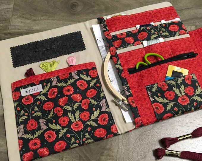 Cross Stitch Project Folder / Embroidery Case / Cross Stitch Organizer ...