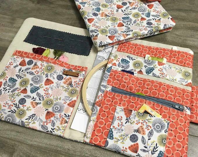 Cross Stitch Project Folder / Embroidery Case / Cross Stitch Organizer ...