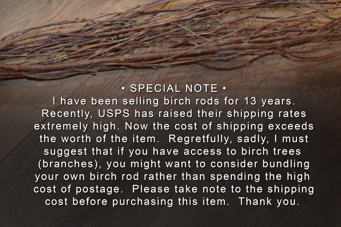 BDSM One BIRCH ROD - Etsy