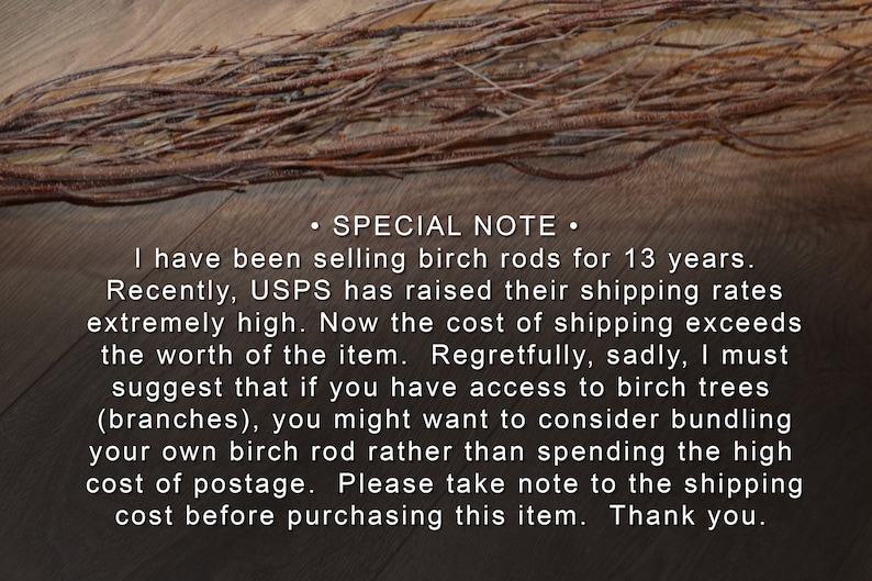 BDSM One BIRCH ROD - Etsy