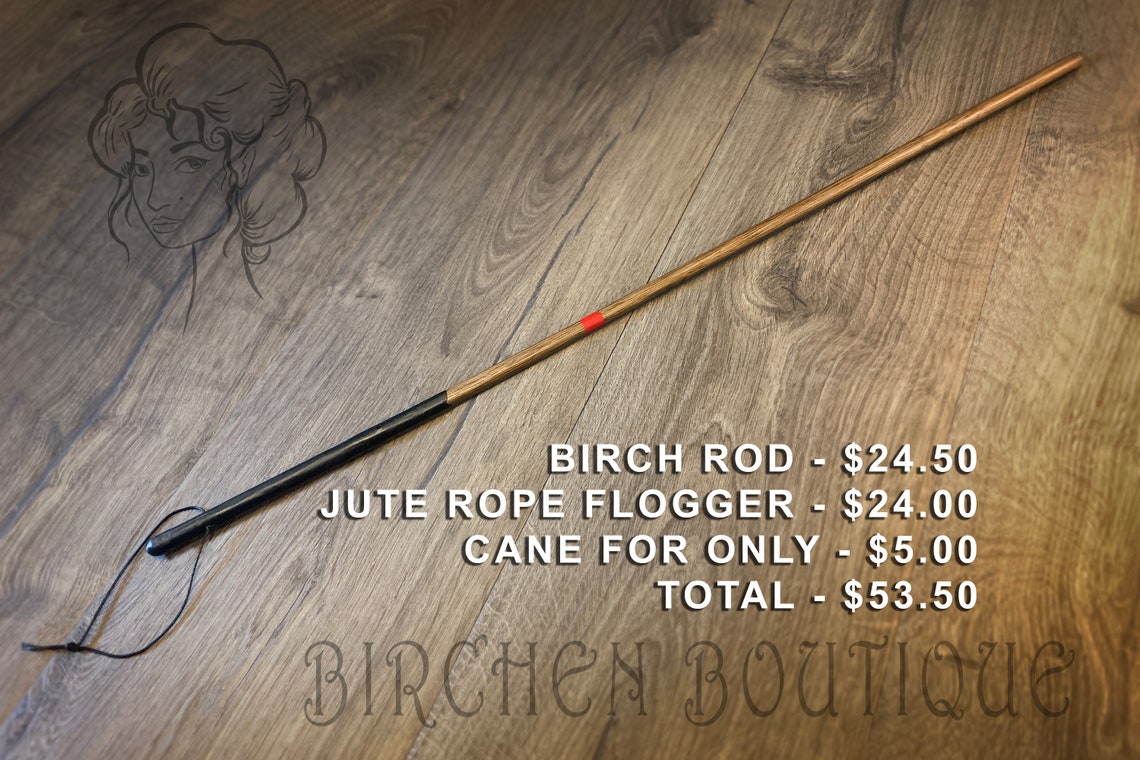 BDSM COMBO Rattan Spanking Cane / Birch Rod / Jute Cat - Etsy Canada