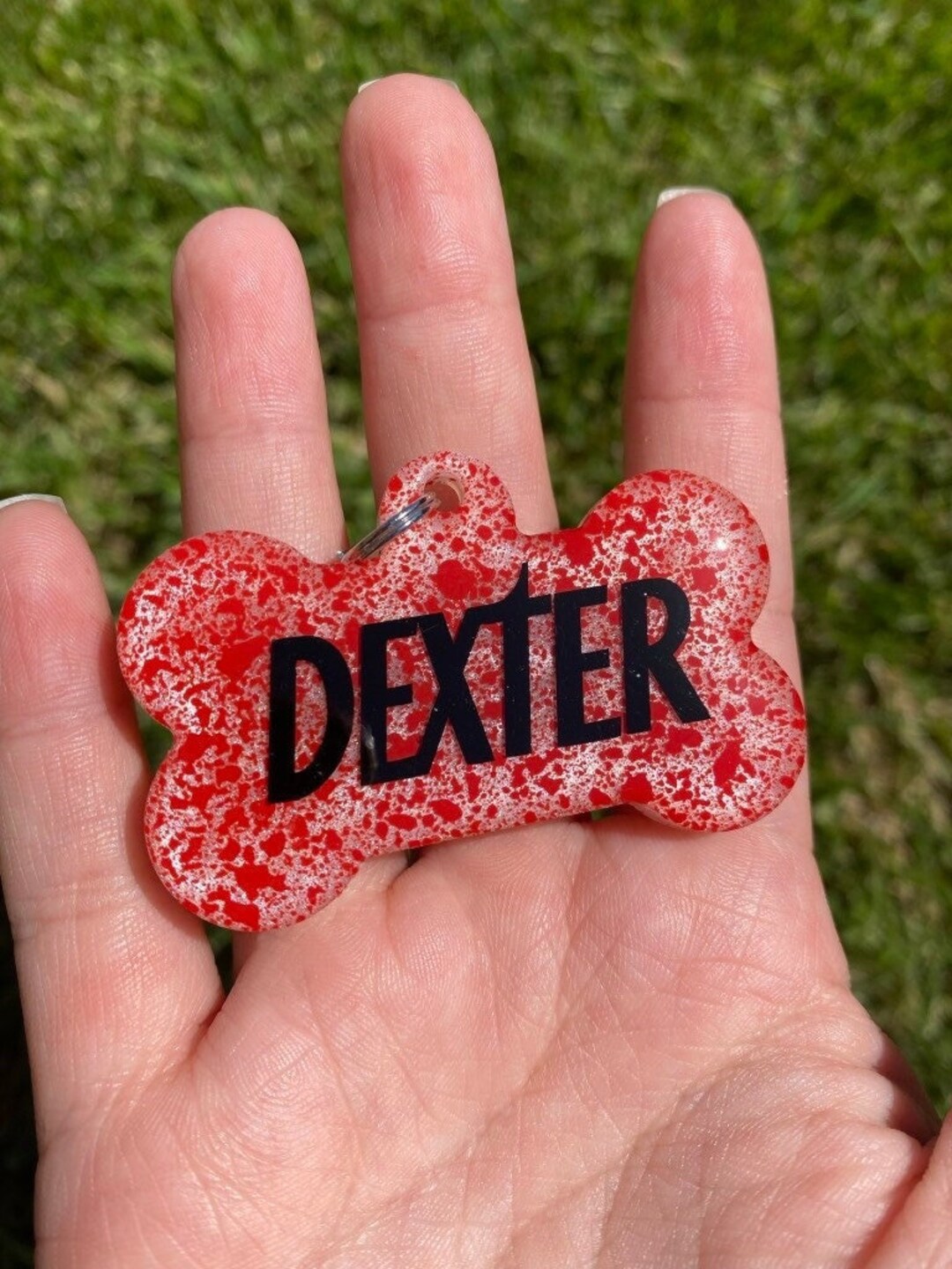 Dexter TV Show Inspired Dog Tag, Cat Tag, Halloween Pet Accessories, ID ...