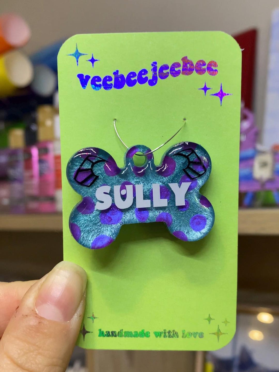 Monsters Inc Sully Inspired Pet Tag, Monsters University Charm, Dog Tag ...