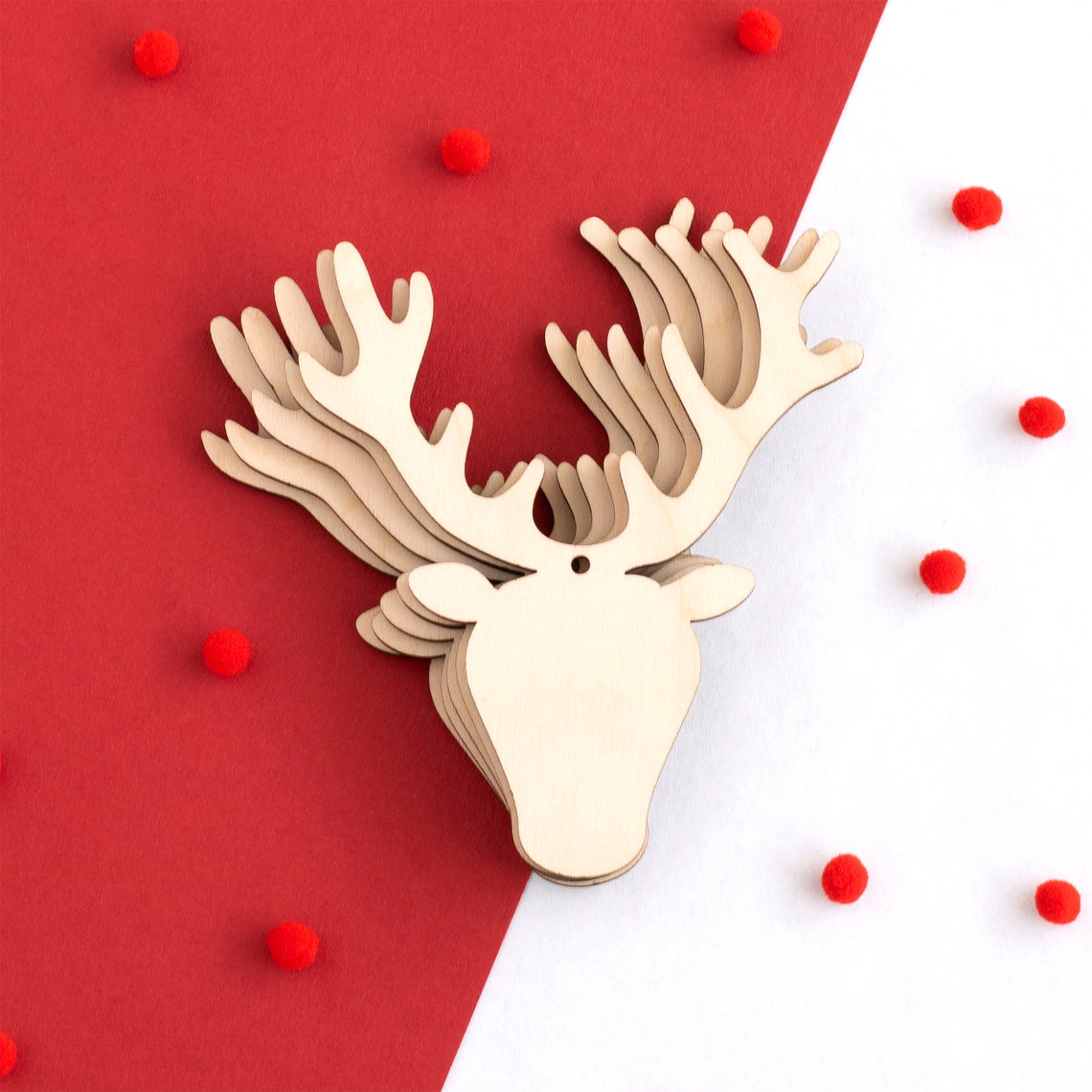 Wooden Stag Christmas Decoration at Alica Martel blog