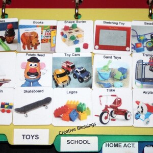 Real Photo Communication Binder: Autism, Speech & Language Therapy, ABA ...