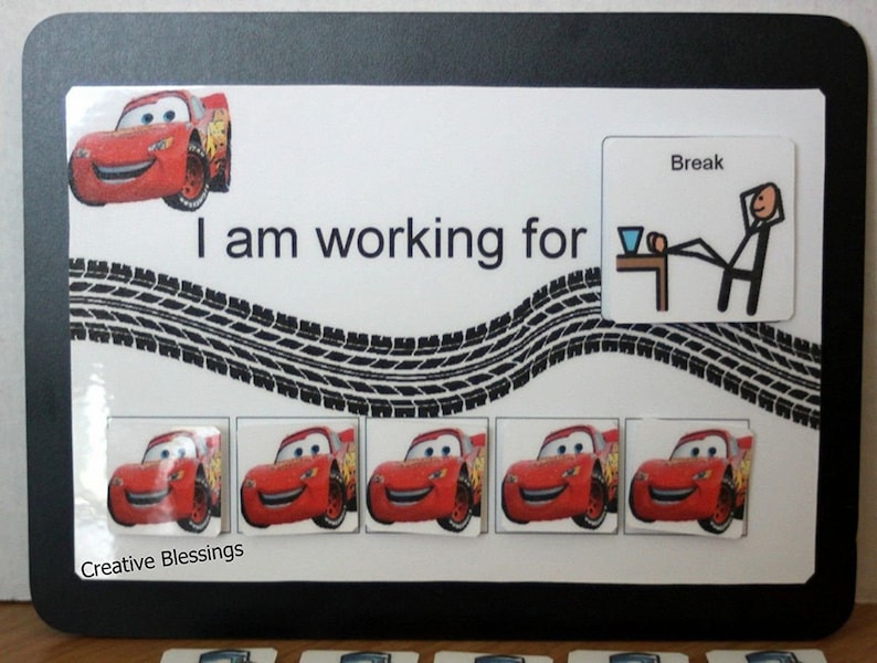Cars Token Board Behavior Reinforcer for Autism ADHD and ADD | Etsy
